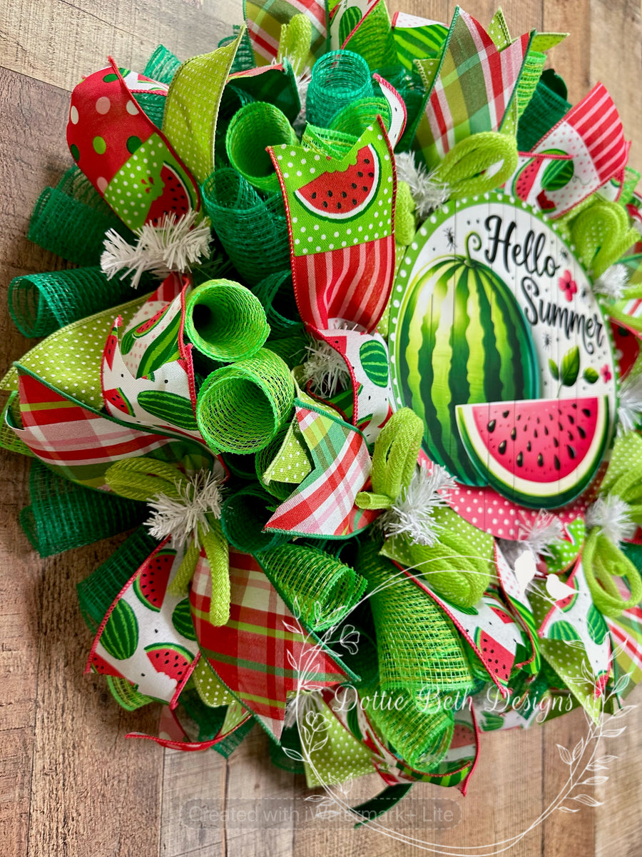 Hello Summer - Watermelon – Dottie Beth Designs