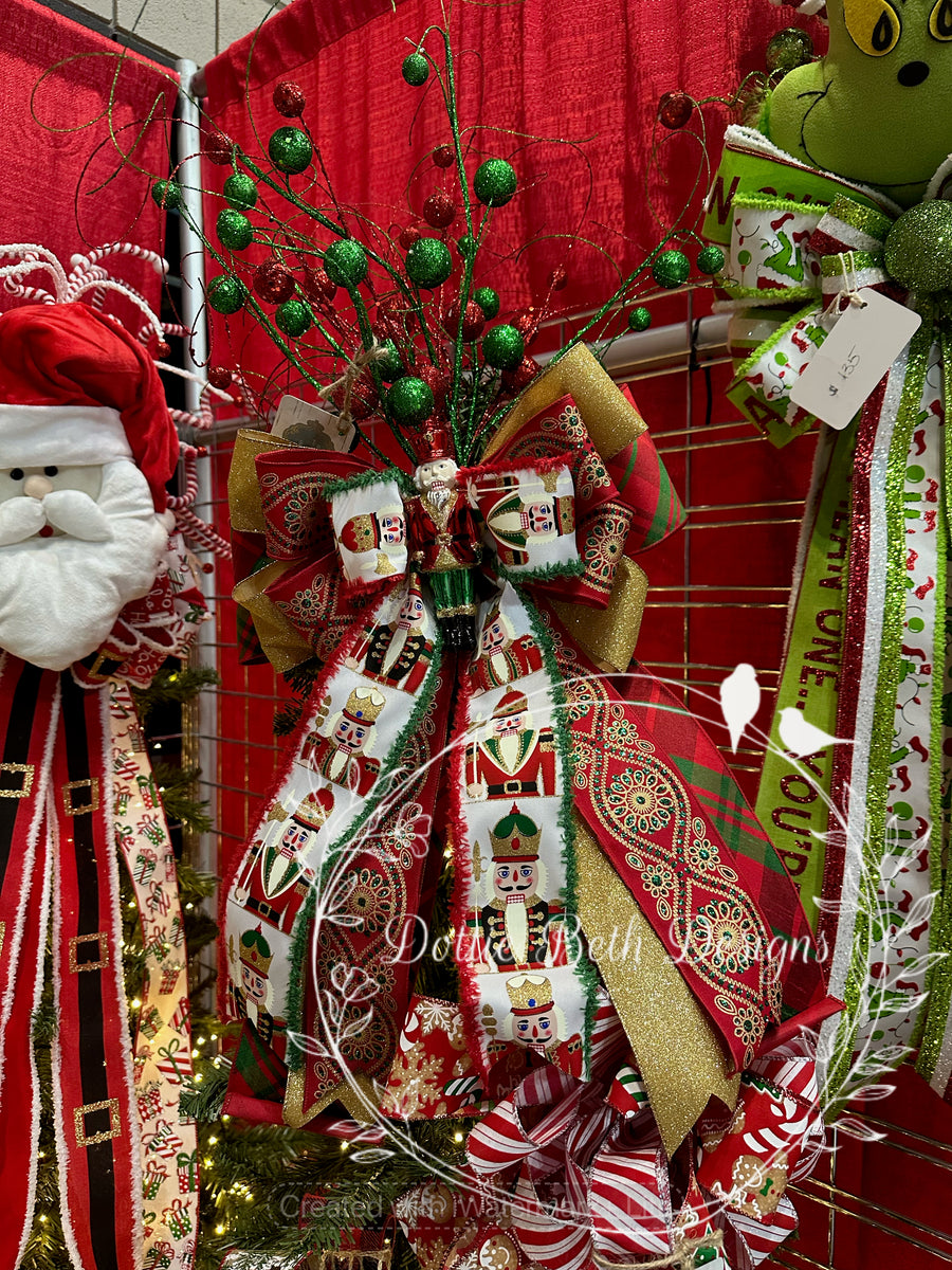 Nutcracker Tree Topper – Dottie Beth Designs