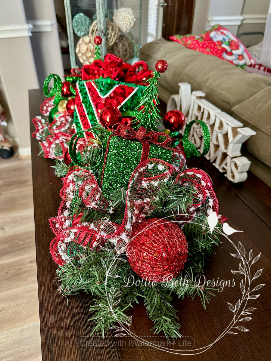 Christmas Gifts Centerpiece – Dottie Beth Designs