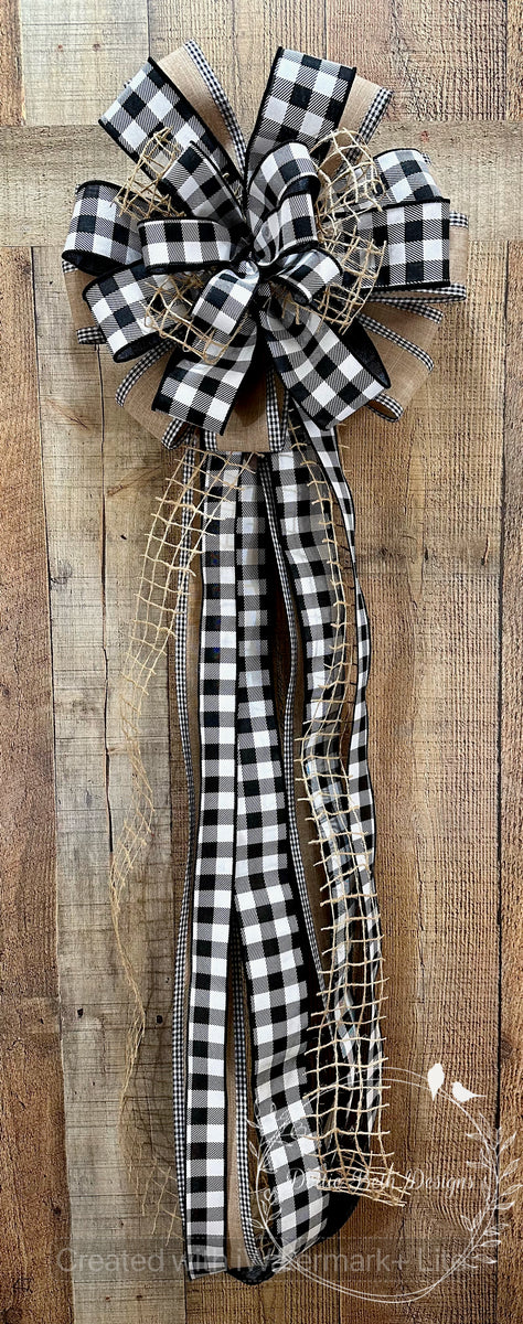 Farmhouse 14” Bow – Dottie Beth Designs