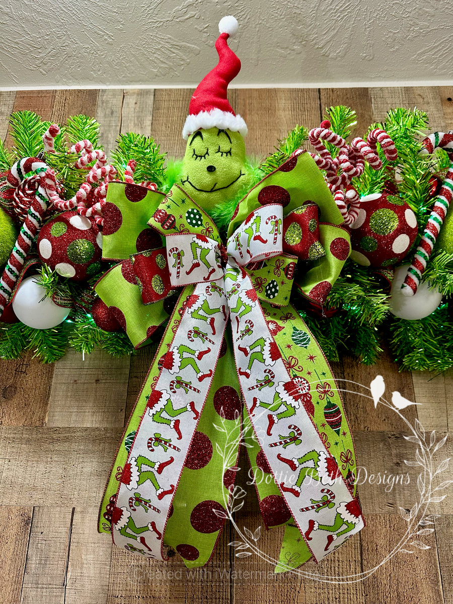 9 Foot Green Monster Garland w/Green Lights – Dottie Beth Designs