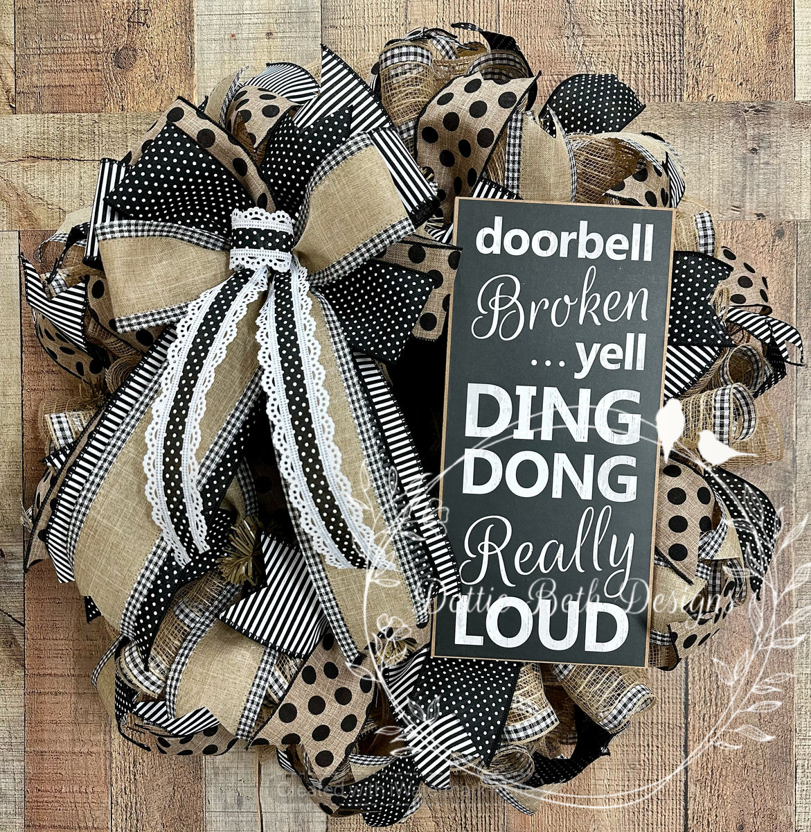 Doorbell Broken Yell Ding Dong Really Loud – Dottie Beth Designs