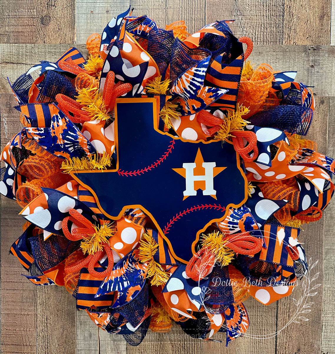 Astros - Texas Cutout – Dottie Beth Designs